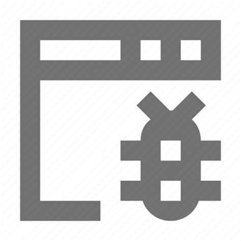 Antivirus Bug Debugging Virus Webpage Icon