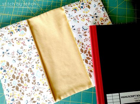 Stitch By Stitch Fabric Book Cover Tutorial