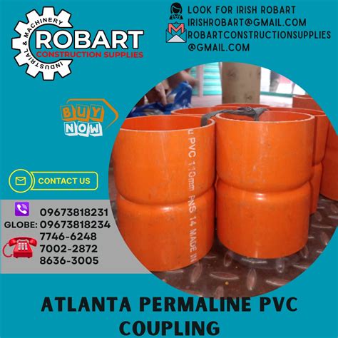 Atlanta Permaline Pvc Coupling Commercial And Industrial Construction Tools And Equipment On Carousell