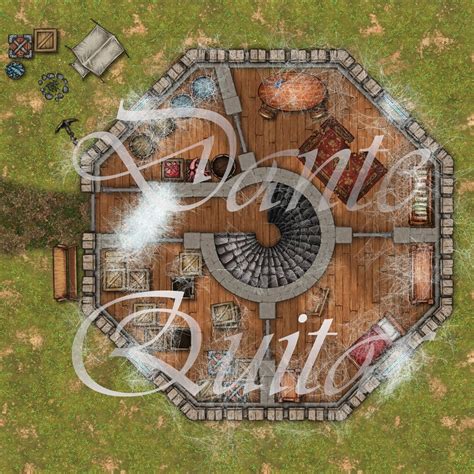 Dnd Digital Map Lighthouse I Pathfinder Rpg Pen And Paper Vtt Roll20 Etsy