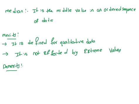 solved describe the three measures of central tendency the mean