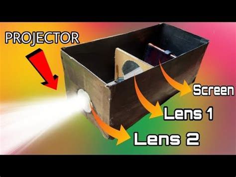 How To Make Projector With Real Lens Arrangement Smartphone Projector Artofit