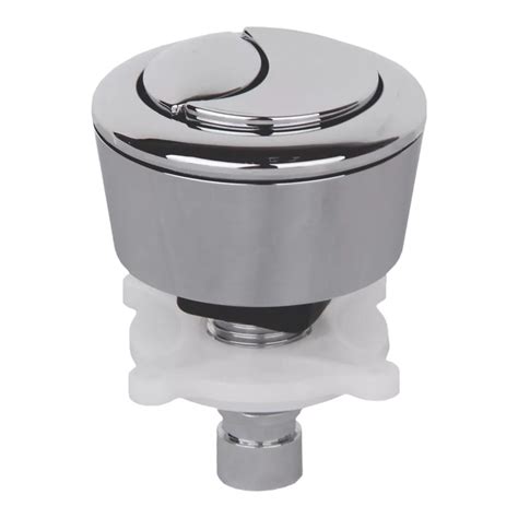 Flomasta Dual Flush Button Chrome Screwfix