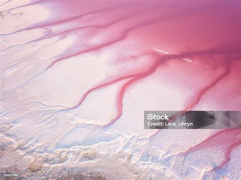 놀라운 자연 추상적 배경 분홍색 물과 흰색 소금 형성의 기괴한 형태 공중 보기 0명에 대한 스톡 사진 및 기타 이미지 0명 Kherson Oblast 건조한 Istock