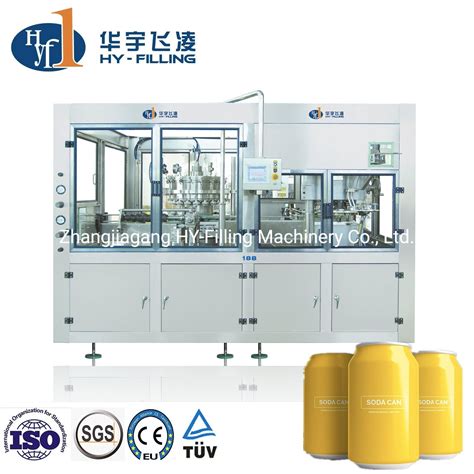 16 Oz Aluminum Can Csd Beverage Juice Water Sparkling Liquid Canning Line Soda Drink Filling