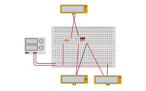 Circuit Design Dioda Zener Tinkercad