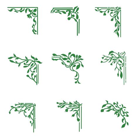 Elegant Corner Border Designs Download Premium Image Of Rectangle