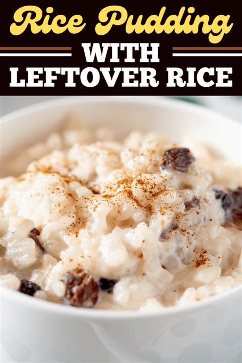 Rice Pudding With Cooked Rice Insanely Good