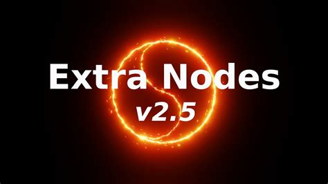 Released Extra Nodes V25 For Geometry Nodes Procedural Particle System Finished