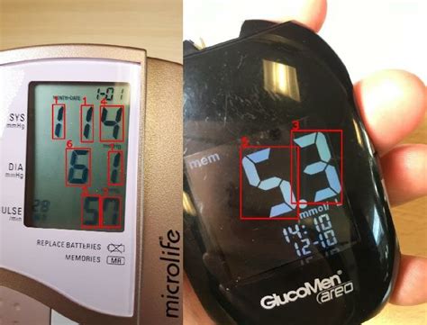 Examples Of Bounding Boxes Annotation On Each Digit Showing Their