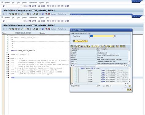Abap Type Builder Sap Community