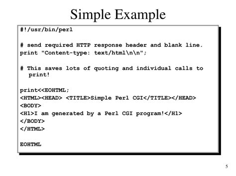 PPT Basic Perl CGI Programming PowerPoint Presentation Free Download ID 3747799