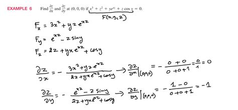 Calculus 3 The Chain Rule For Multivariable Functions I Dont Get How Zcosy Disappeared In Fx