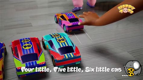 ماشین کوچک آهنگ شمارش برای کودکان کودک قافیه هپی تاتس فیلو