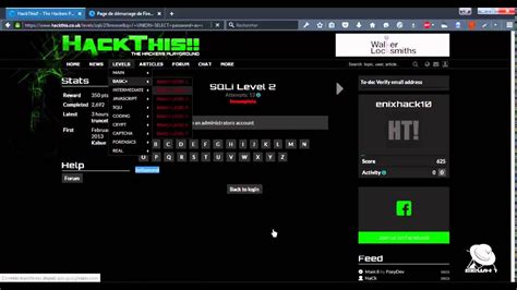 TP Hackthis Sqli Level 2 YouTube