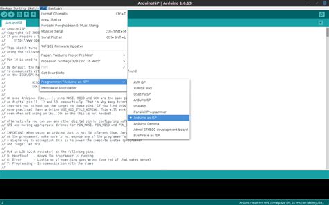Mengisi Bootloader Arduino Kedalam Chip Atmega 328p