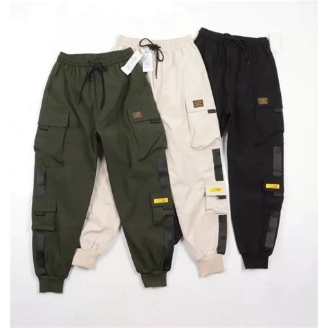 Loose Fit Multi Pocket Joggers For Spring Summer Mens Casual Pants With