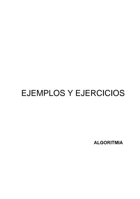SOLUTION Ejemplos De Diagrama De Flujo Y Pseudocodigo Studypool
