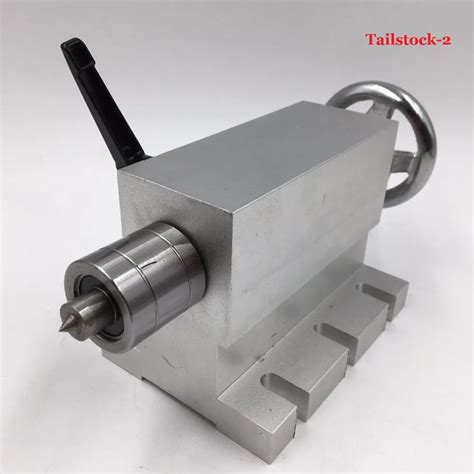 4th A Axis MT2 Morse Taper NO 2 Tailstock Shaft Tail Stock For CNC Rotary Axis Rotational Axis