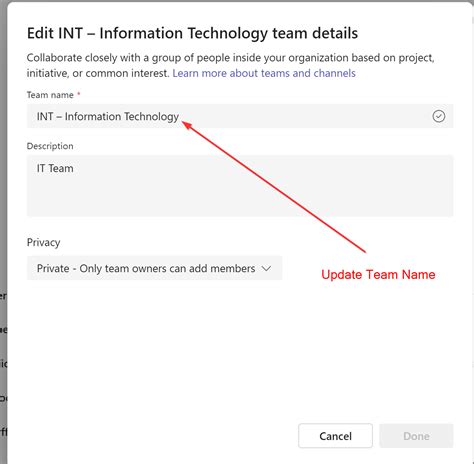 Microsoft Teams Naming Conventions And Renaming Instructions Apic Technology