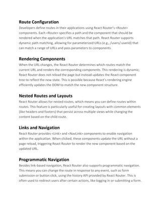 React Router Dom Integration Tutorial For Developers Pdf