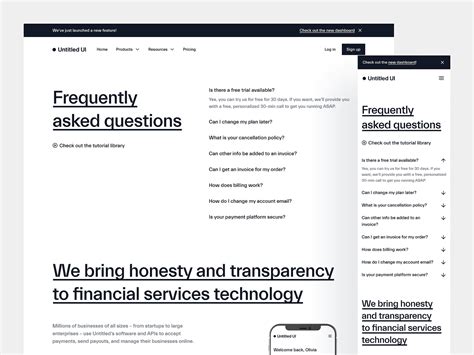 frequently asked questions faqs — untitled ui by jordan hughes® on dribbble