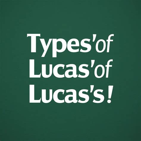 Lucas Or Lucass English Summa