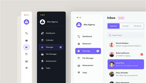 Messenger Dashboard Web UI On Behance
