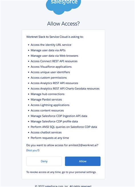 Slack Bi Directional Salesforce Integration Worknet