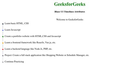 Blaze Ui Timelines Attributes Geeksforgeeks Blaze Ui Timelines Attributes Geeksforgeeks
