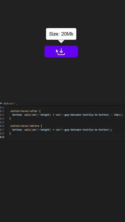 download button in css😍 programming coding css htmlcss shorts trending html animation