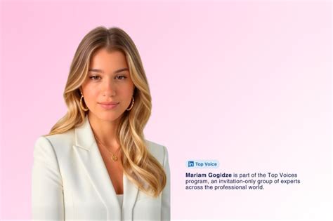 ქართველი მარკეტერი დიდ ბრიტანეთში ვინ არის მარიამ გოგიძე Entrepreneur Entrepreneur Georgia