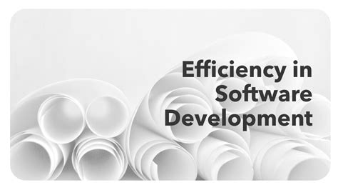 the high cost of low software development efficiency