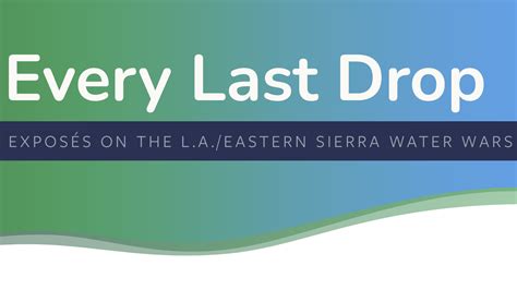 Every Last Drop Newsletter