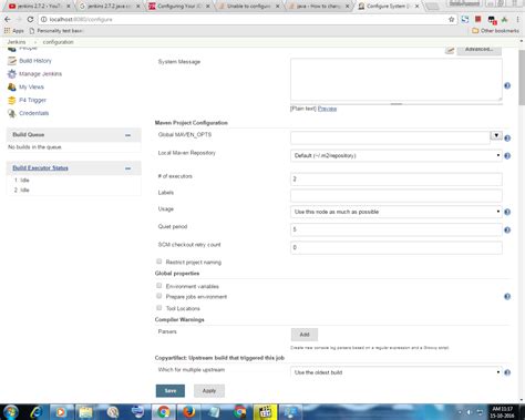 Java I Am Unable To Config Jdk And Maven In Jenkins 272 Stack
