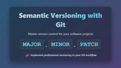 Semantic Versioning With Git A Beginners Guide Youtube