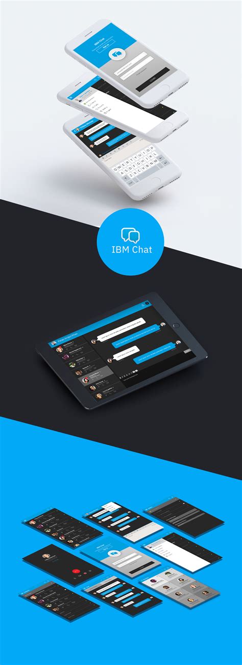 IBM Chat Web Application On Behance