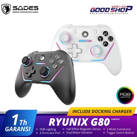 Jual Sades Ryunix G G Wireless Gamepad Hall Effect Analog Dual Mode Shopee Indonesia