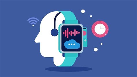 Premium Vector A Watch That Uses Ai Technology To Analyze An Individuals Speech Patterns And