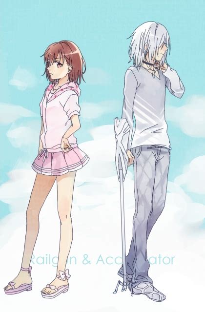 Misaka Mikoto And Accelerator To Aru Majutsu No Index And 1 More