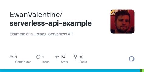 Github Ewanvalentineserverless Api Example Example Of A Golang Serverless Api