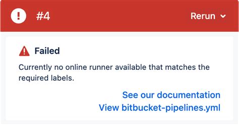Pipeline Build Failed With Currently No Online Runner Available That Matches The Required Labels