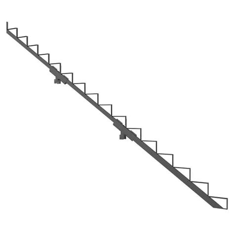 Pylex 7 12 In X 10 14 In 16 Steps Steel Stair Stringer Black Pylex 7 12 In X 10 14 In 16 Steps Steel Stair Stringer Black