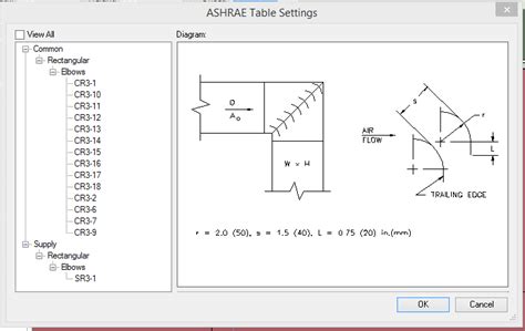 Revit Recess Revit 2016 Duct Loss Method Settings