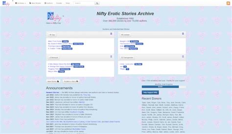 Nifty ᐈ The Sexually Explicit LGBTQ Erotic Story Archive