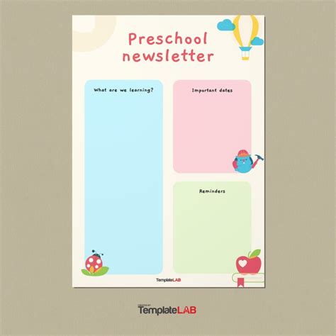 19 Creative Preschool Newsletter Templates Free