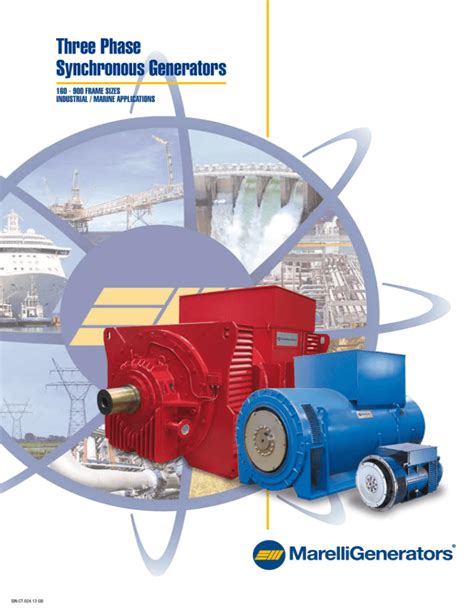 Three Phase Synchronous Generators Datasheet