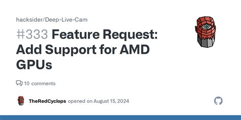 Feature Request Add Support For Amd Gpus · Issue 333 · Hacksiderdeep