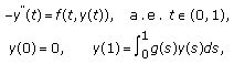 Second Order Boundary Value Problem With Integral Boundary Conditions Boundary Value Problems