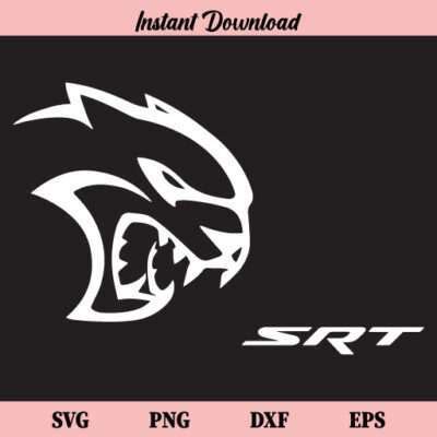 Srt Logo Svg Srt Challenger Hellcat Svg Srt Dodge Challenger Hellcat